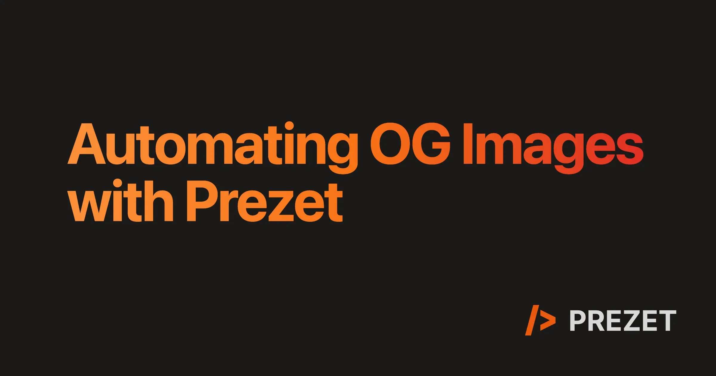 Open Graph Image Generation